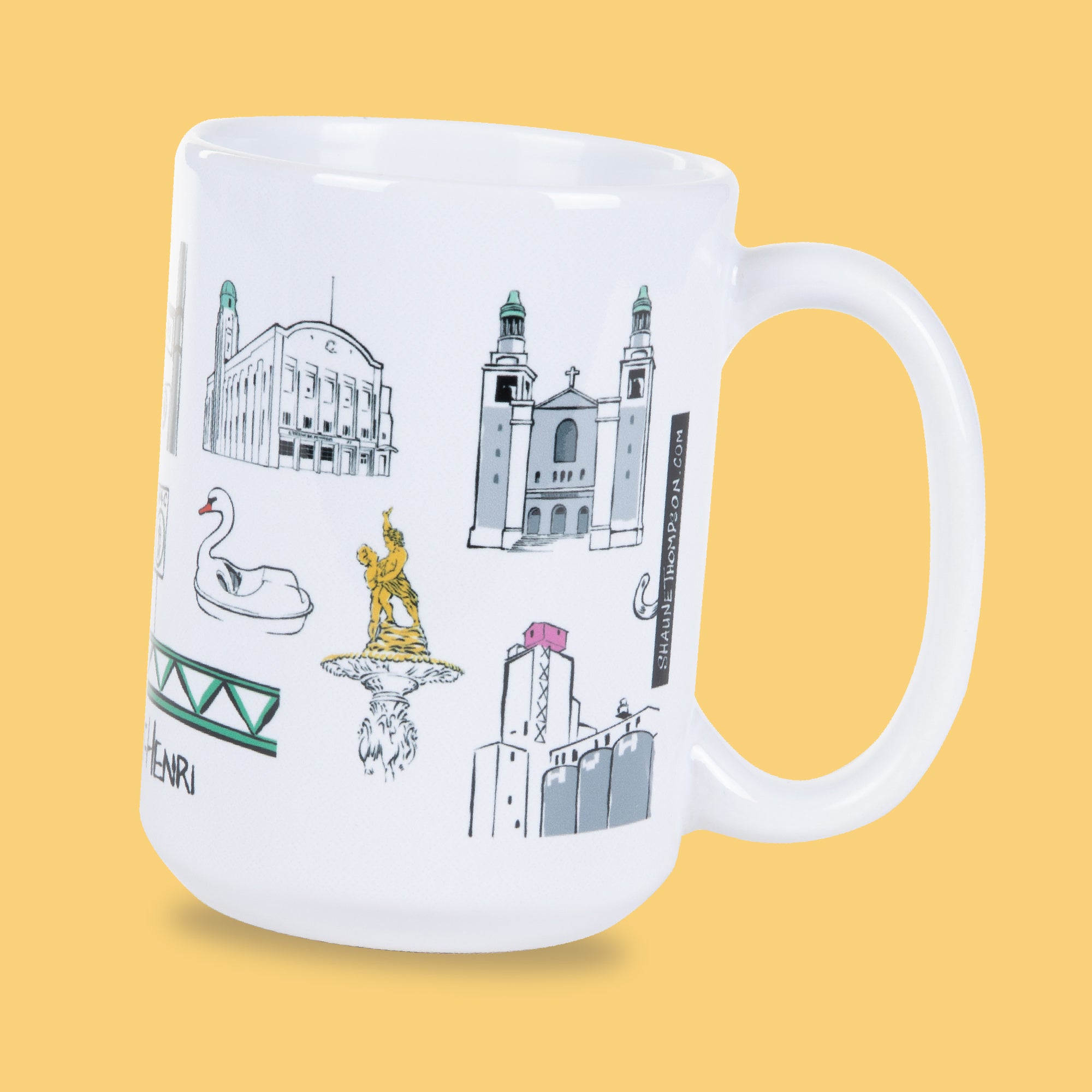 Coffee Mugs | District Doodles | Montreal Gift Shop